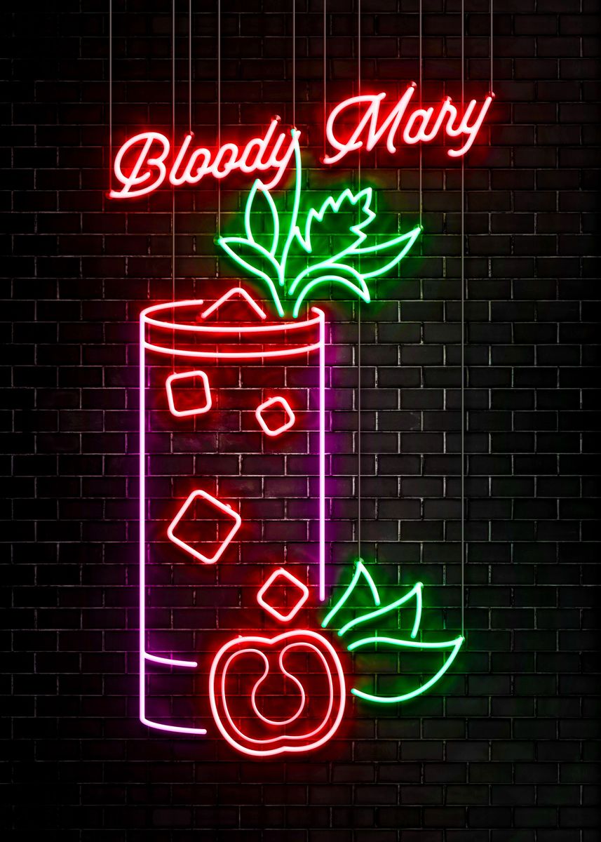 'Bloody Mary' Poster by Misbahul Munir | Displate