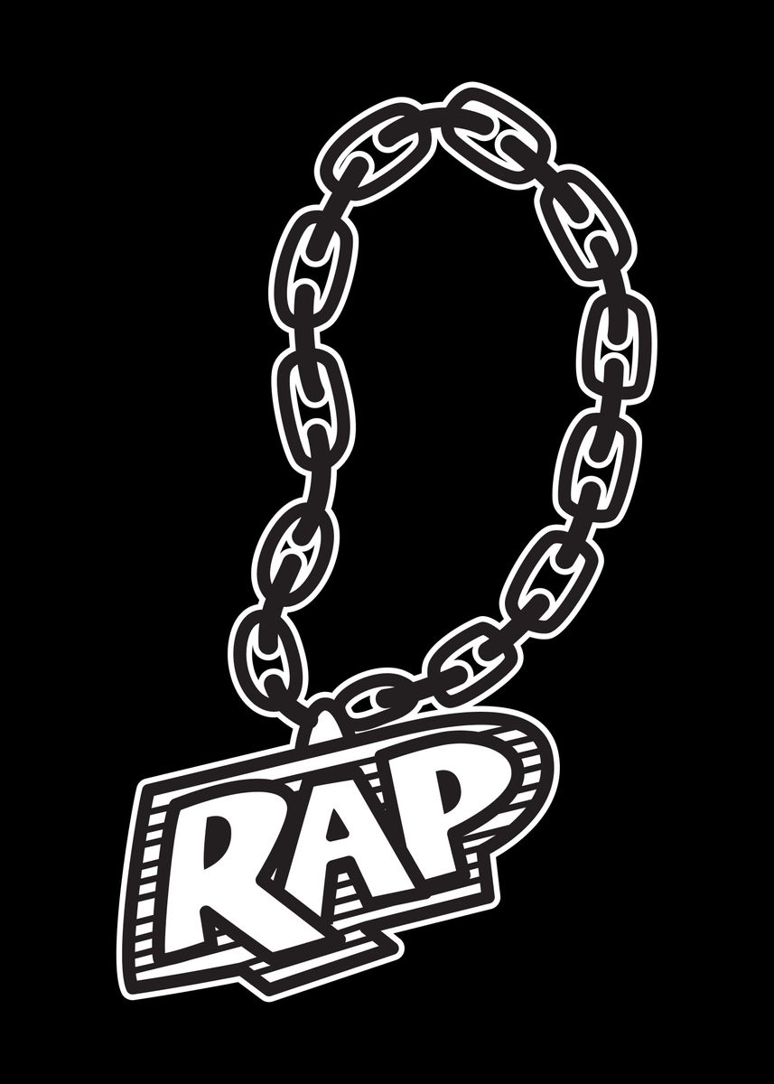 'Rap Monkey BnW 03' Poster, picture, metal print, paint by hendra ...
