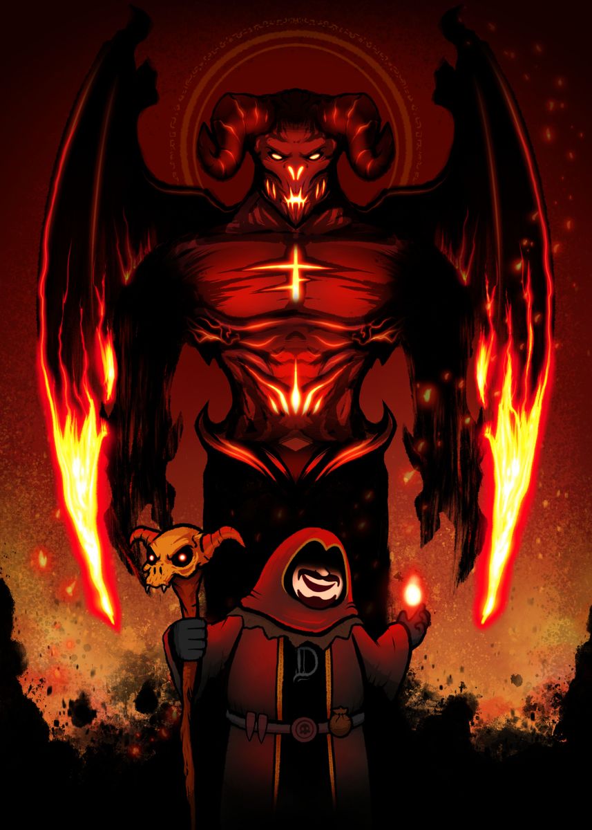 'Dan Cultist ' Poster, picture, metal print, paint by DansGaming | Displate