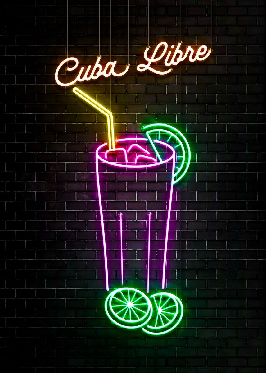 'Cuba Libre' Poster, picture, metal print, paint by Misbahul Munir ...