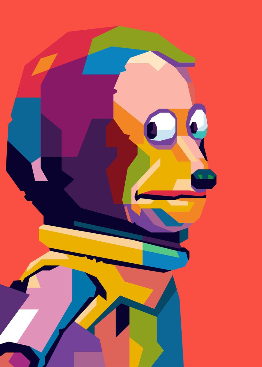 'MONKEY MEME FUNNY A' Poster, picture, metal print, paint by Muifatin ...