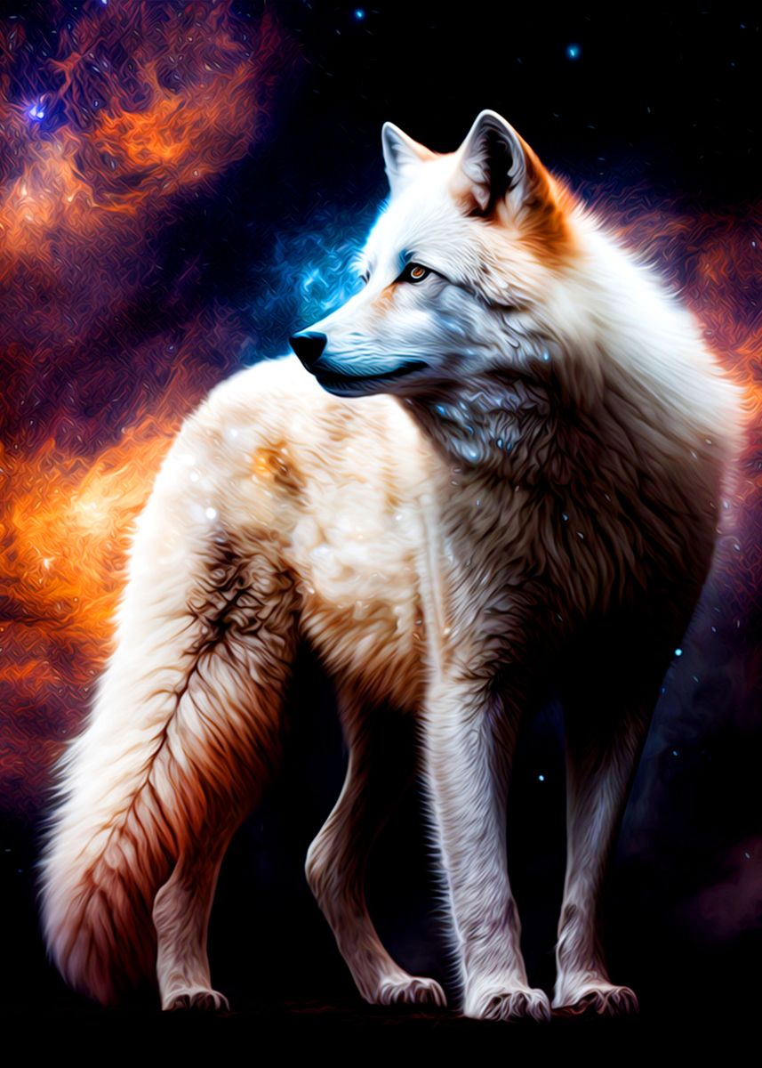 'Wolf' Poster by bds land | Displate