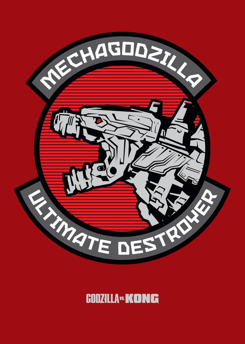 'Ultimate Destroyer Red' Poster, picture, metal print, paint by ...