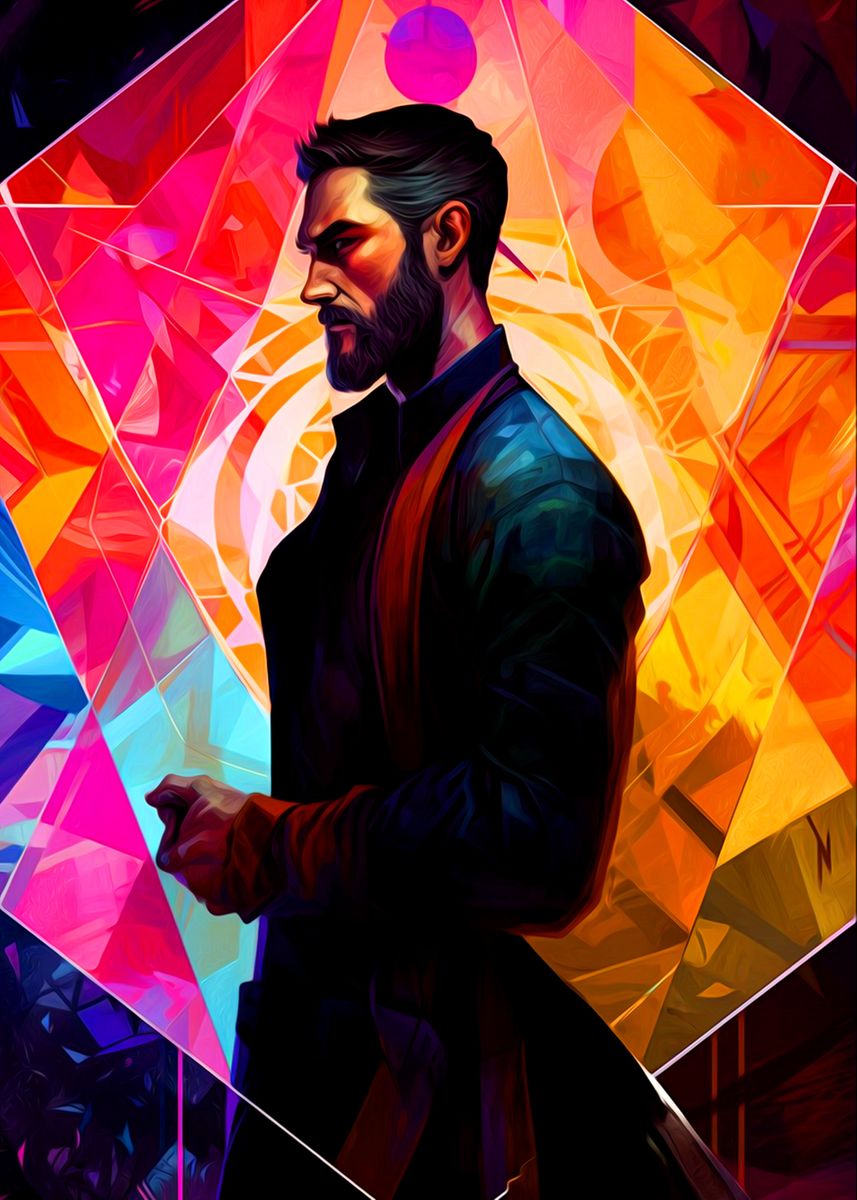 'Colorful Man' Poster by hao doan | Displate