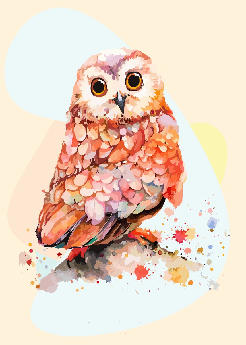 'Abstract animal full color' Poster, picture, metal print, paint by ...