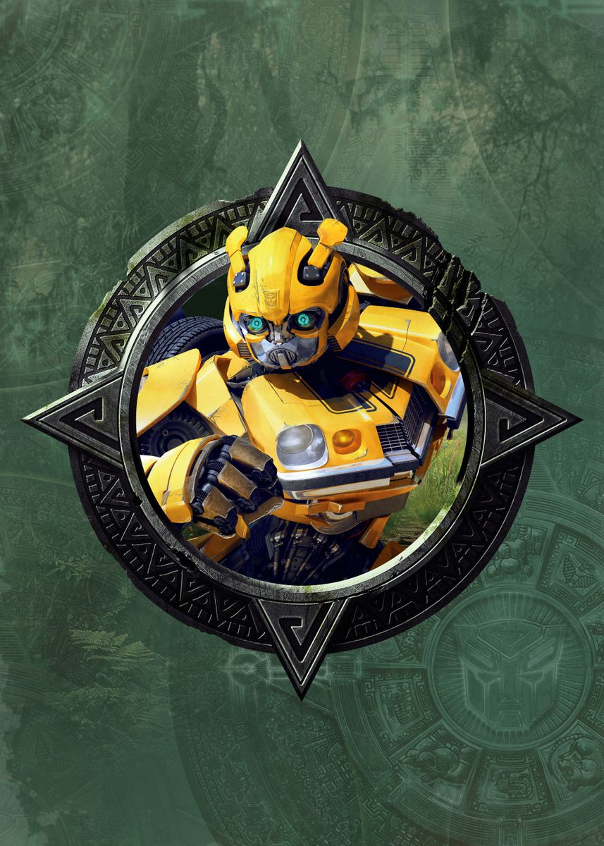 'Bumblebee Portrait' Poster, picture, metal print, paint by Transformers | Displate