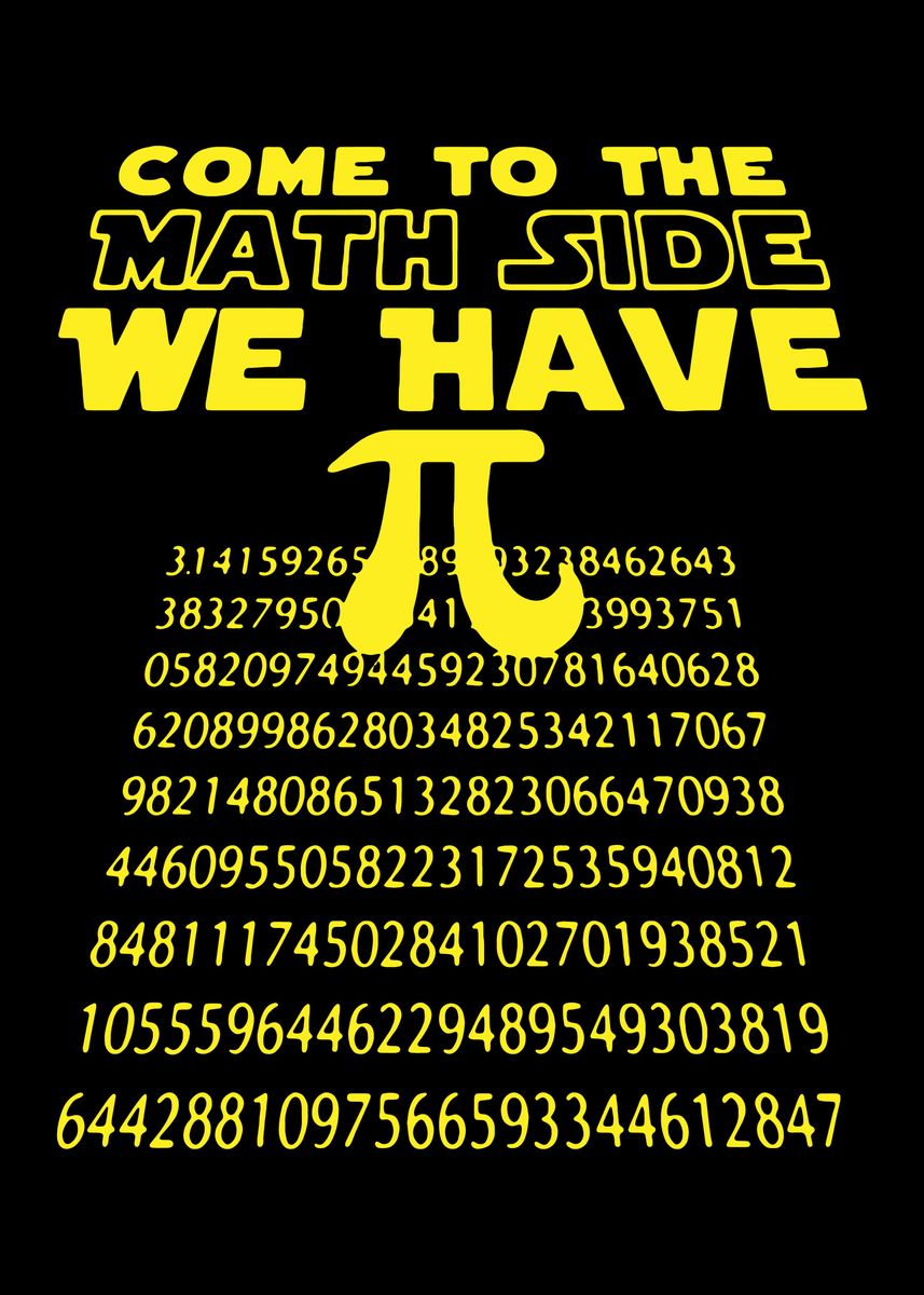 'come to the math side' Poster, picture, metal print, paint by riyadi ...