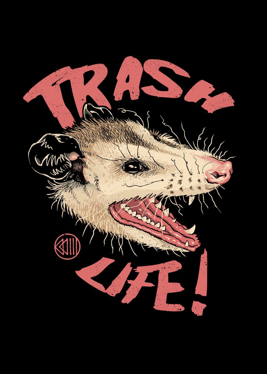 'Possum Panic' Poster, picture, metal print, paint by vp trinidad ...