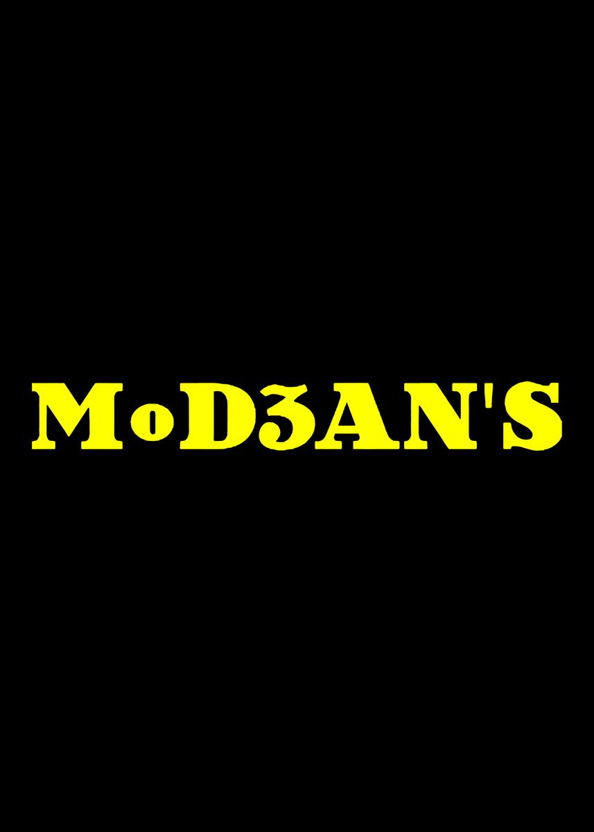 'modeans irish' Poster, picture, metal print, paint by nur dedek | Displate