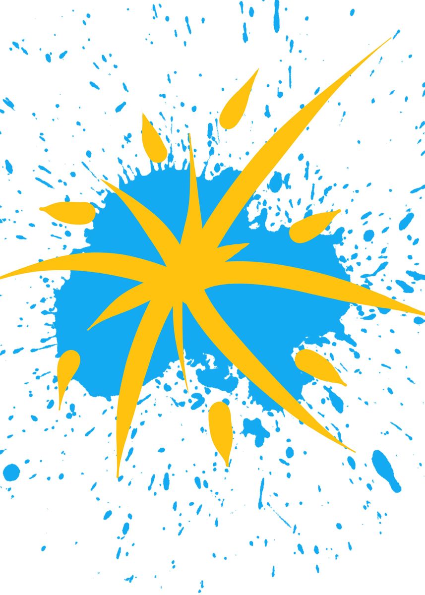 'splash art decoration 3' Poster by Muhammad Anas | Displate