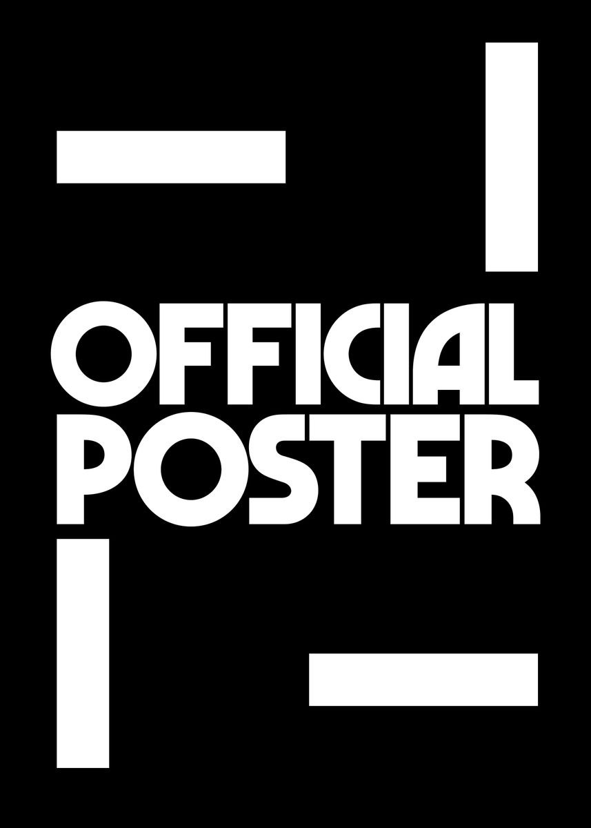 'Official Poster' Poster, picture, metal print, paint by rocket man ...