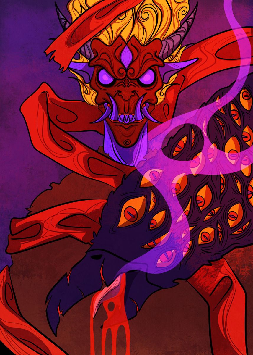 'Demon art' Poster, picture, metal print, paint by hafis ardiansyah ...