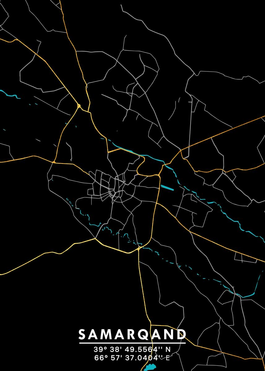 'Samarqand Uzbekistan' Poster, picture, metal print, paint by Clayborne ...