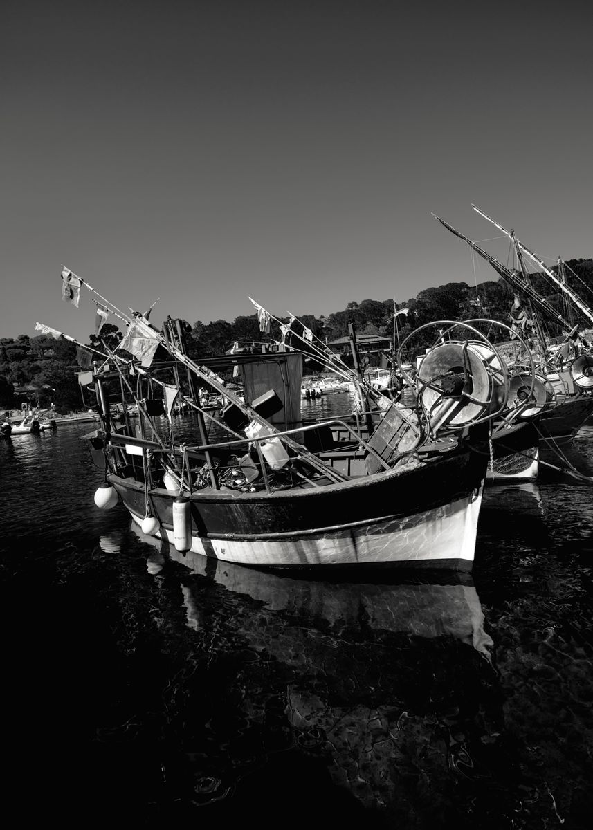 'Moored Boat In Niel' Poster, picture, metal print, paint by Youri ...