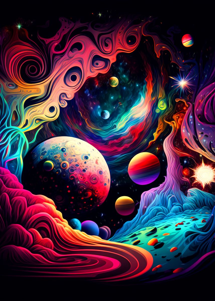 Psychedelic Solar System