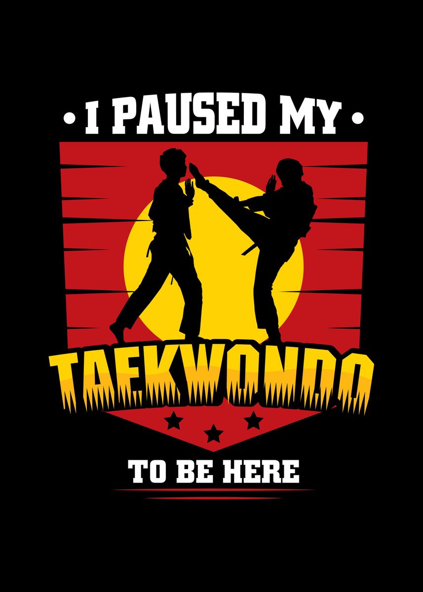 'Taekwondo' Poster, picture, metal print, paint by Sebastian Wünsche ...