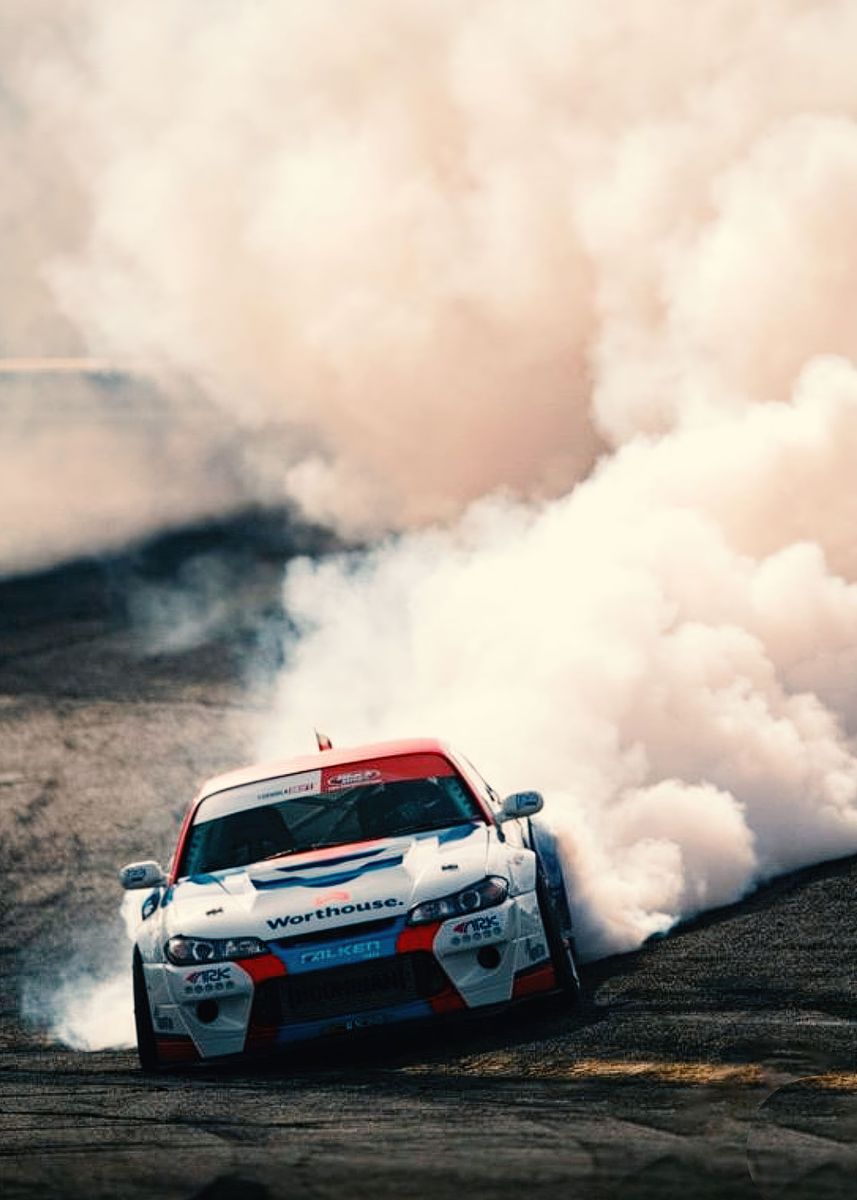 'Drift Car' Poster, picture, metal print, paint by askadina shakee ...