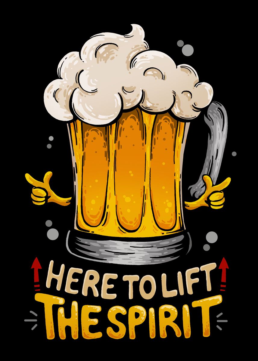 'Lift the Spirit' Poster, picture, metal print, paint by Valentina ...