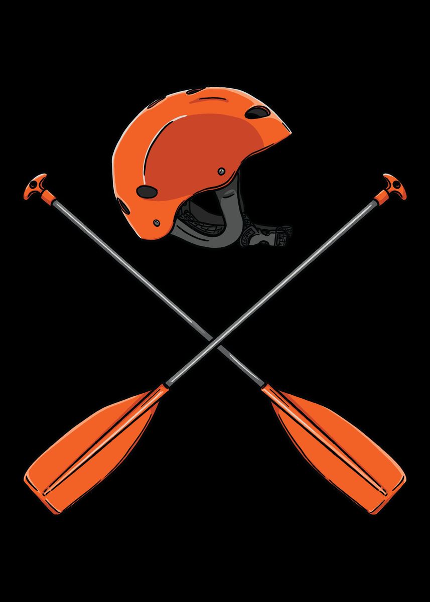 'Rafting Rafter' Poster, picture, metal print, paint by CrazySquirrel ...