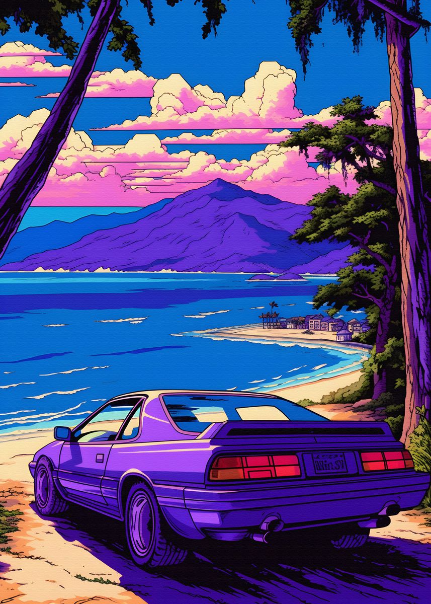'Toyota AE86 JDM' Poster, picture, metal print, paint by Brock Lesnar ...
