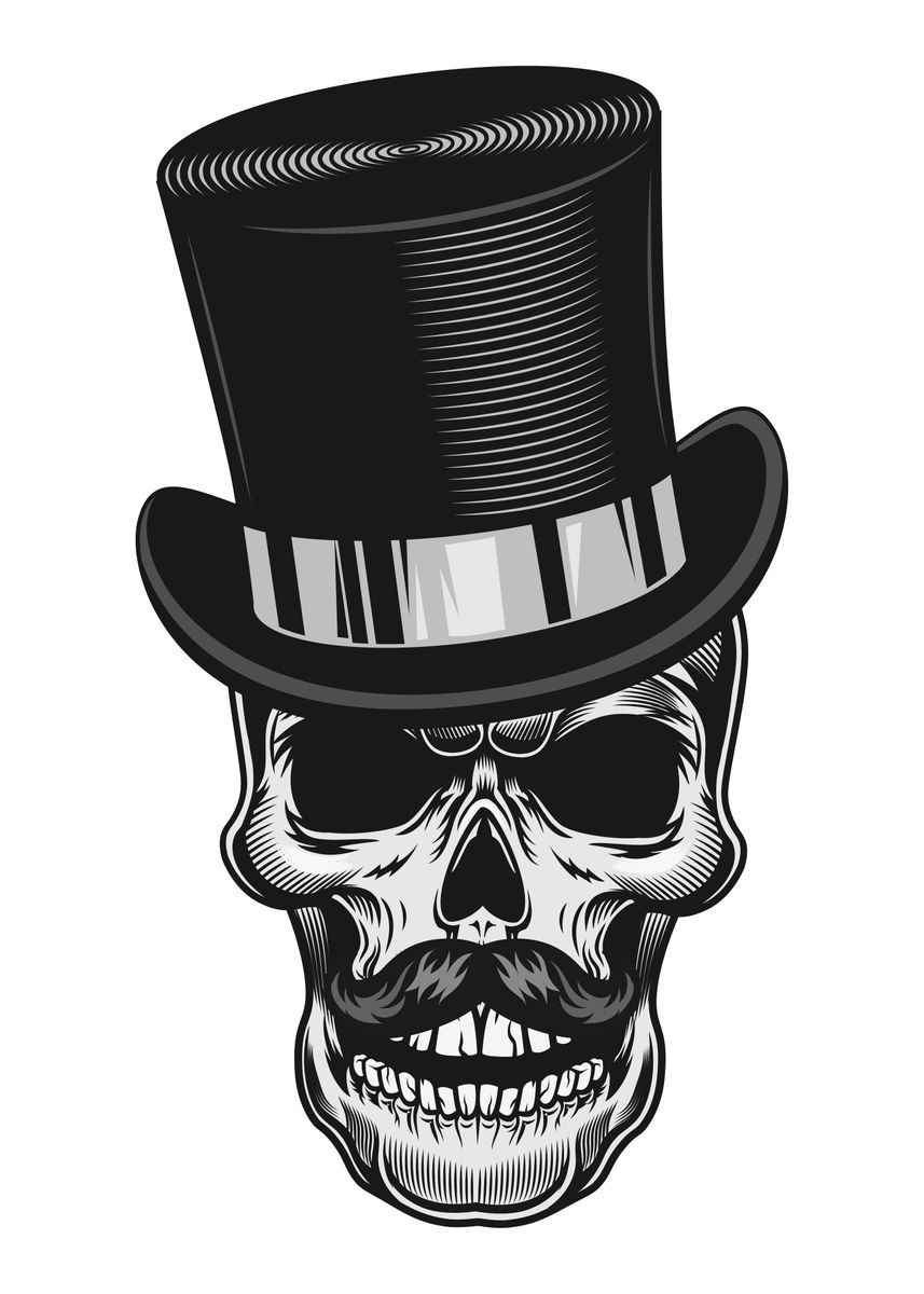 'Skull mafia' Poster, picture, metal print, paint by Dedew Doublede ...