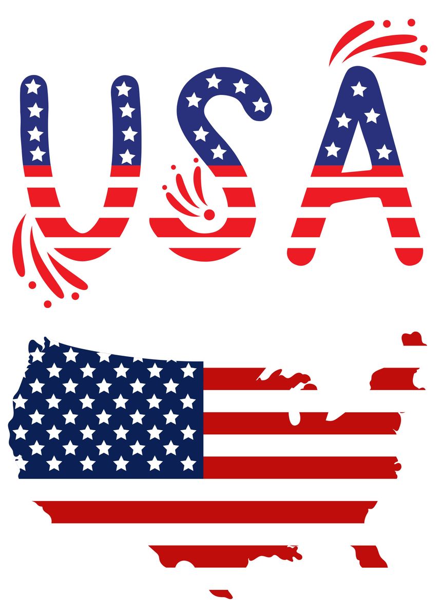 'Proudly United Symbols' Poster, picture, metal print, paint by ...