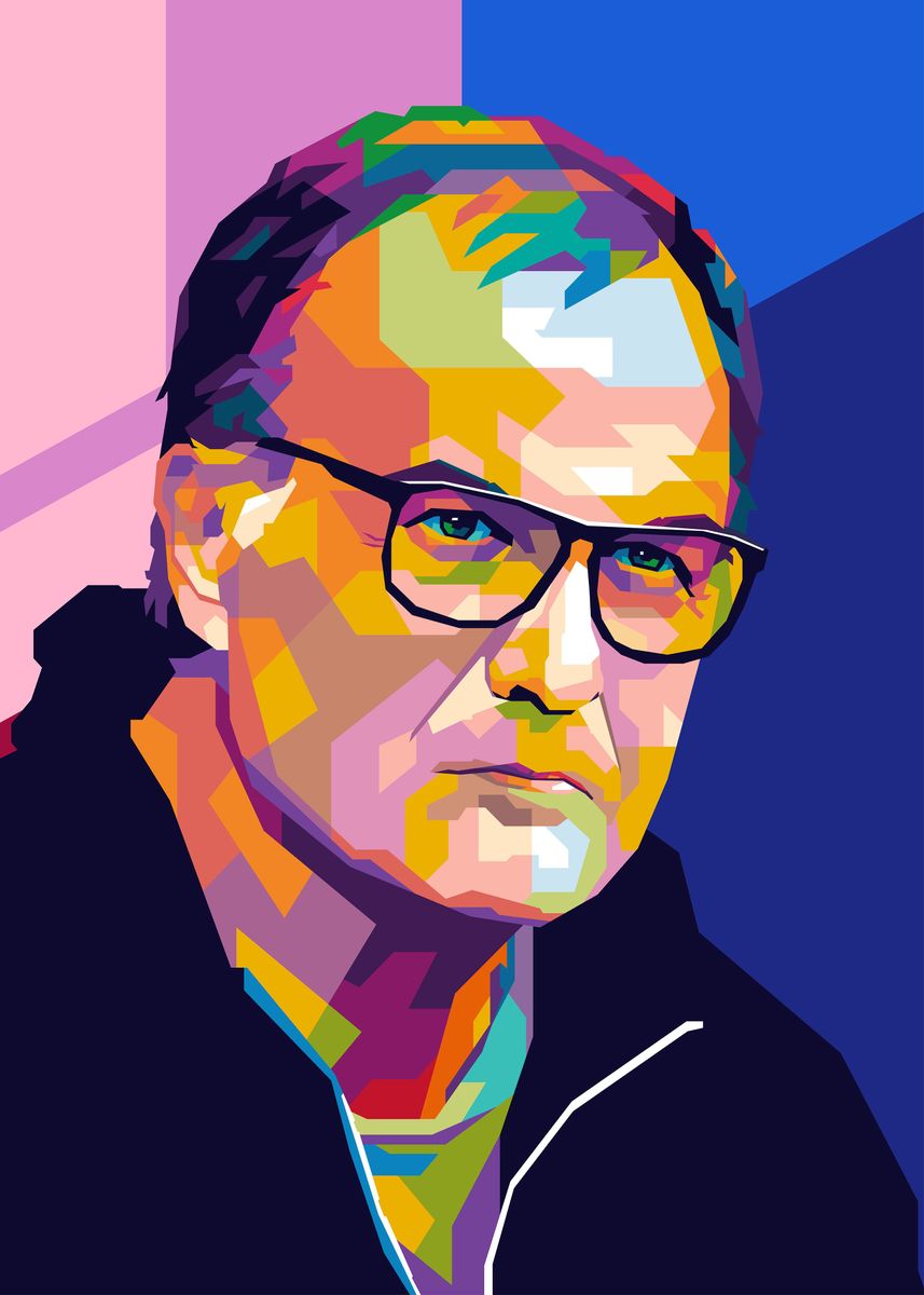 'Marcelo Bielsa' Poster, picture, metal print, paint by Muifatin | Displate