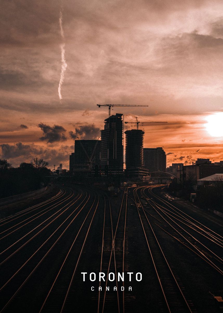 'Toronto ' Poster, picture, metal print, paint by Travel Addict | Displate