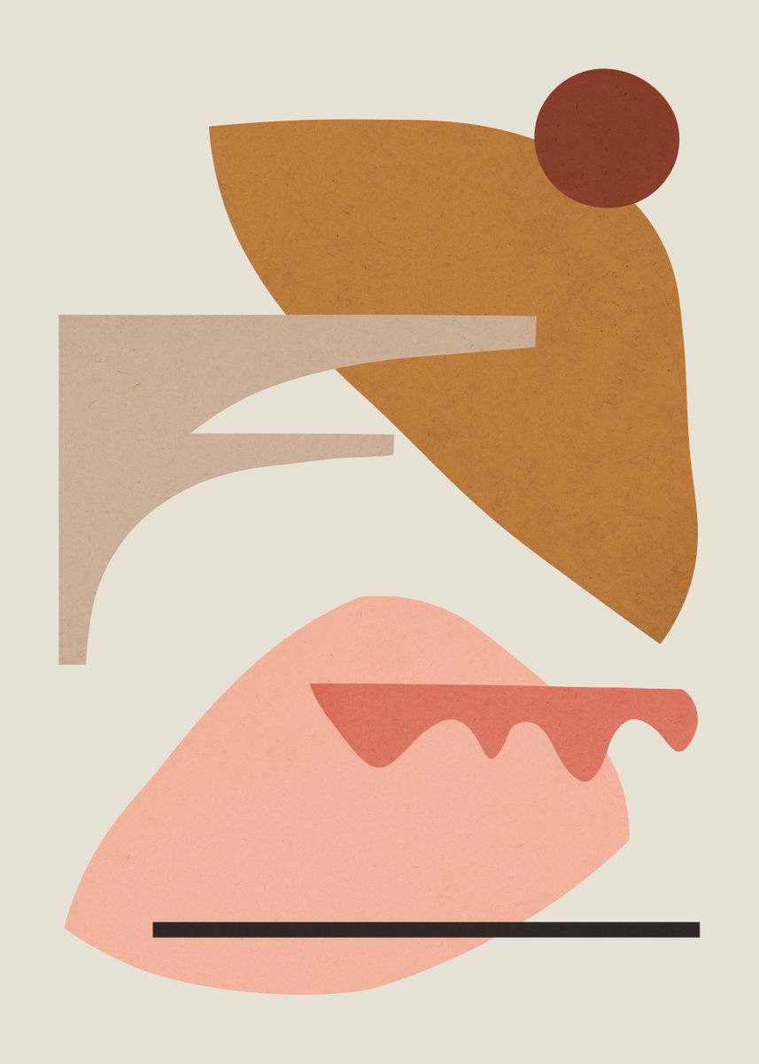 'Organic boho 5' Poster by Vitor Costa | Displate