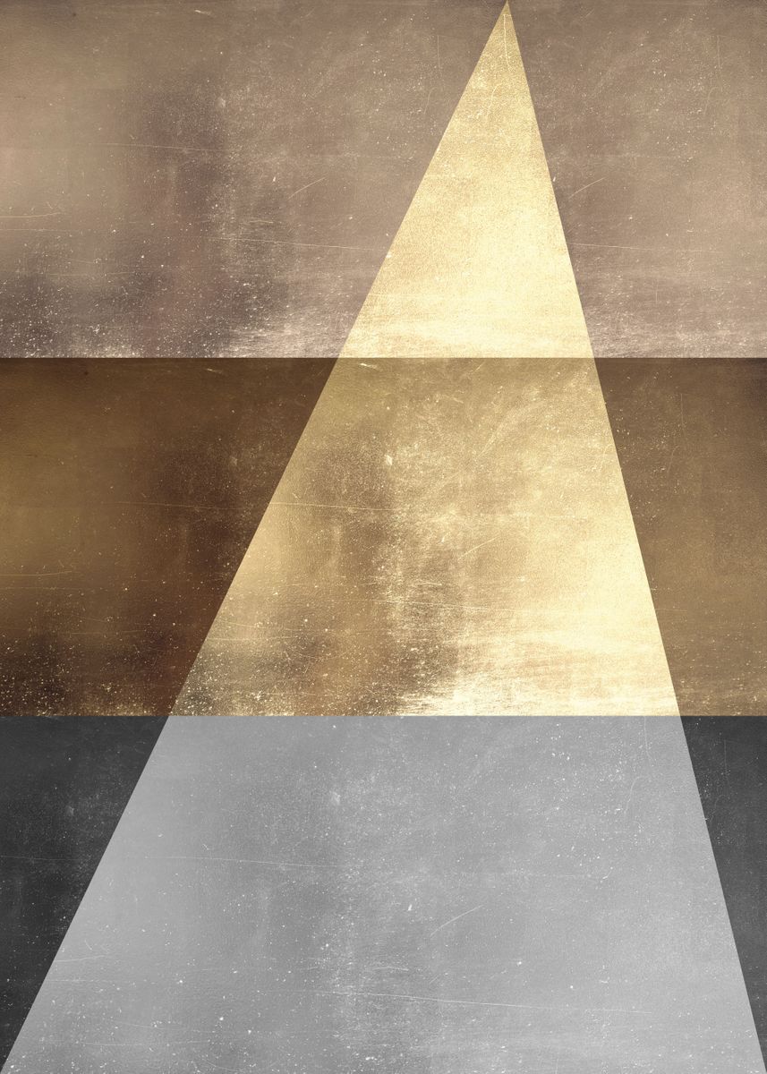 'Art gold and silver 4' Poster, picture, metal print, paint by Vitor ...