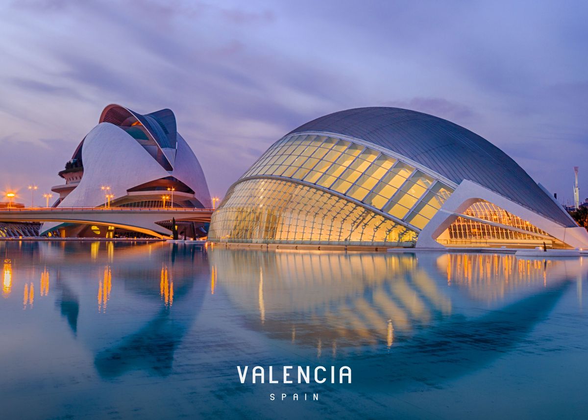 'Valencia ' Poster by Famous City | Displate