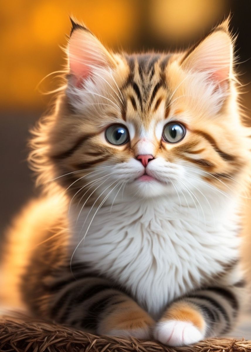 'Stunning Cat Artwork' Poster, picture, metal print, paint by ...