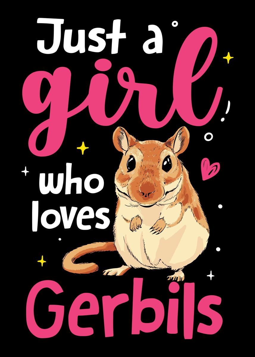'Just A Girl Who Loves Gerb' Poster by Hexor | Displate