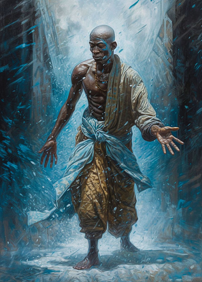 'Sage Ice Mage' Poster, picture, metal print, paint by David Aron ...