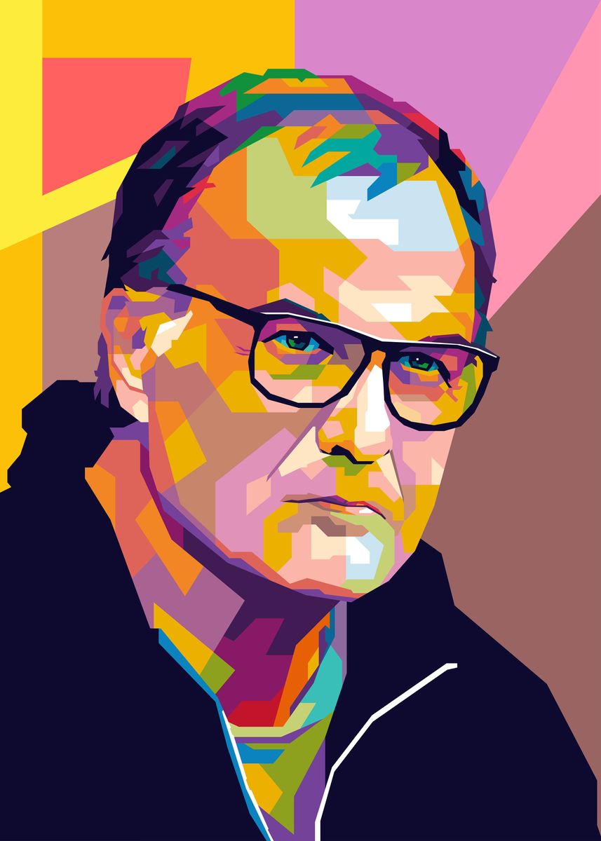 'Marcelo Bielsa' Poster, picture, metal print, paint by Muifatin | Displate