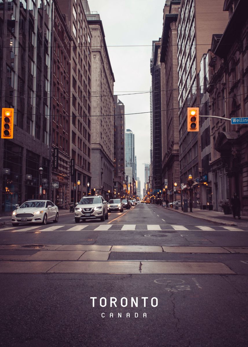 'Toronto ' Poster, picture, metal print, paint by Travel Addict | Displate