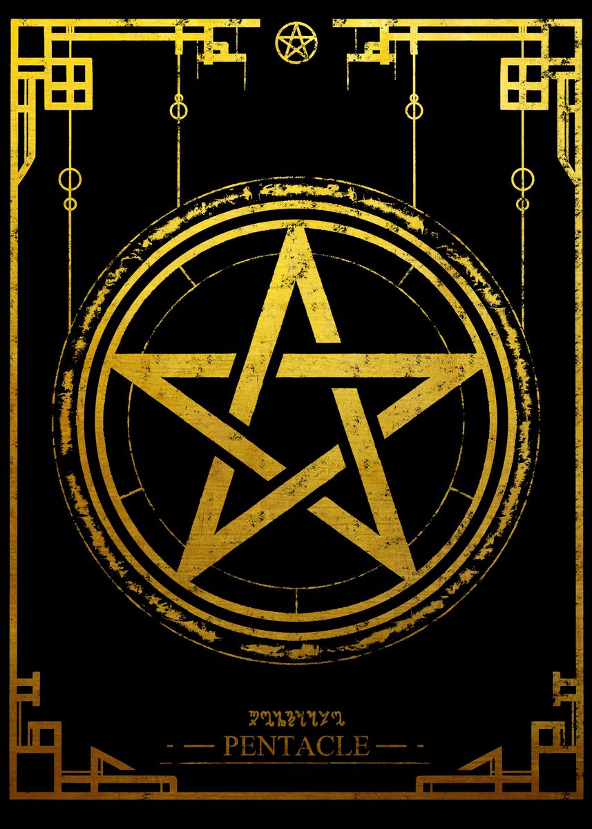 'Pentacle' Poster, picture, metal print, paint by Geometrical ...