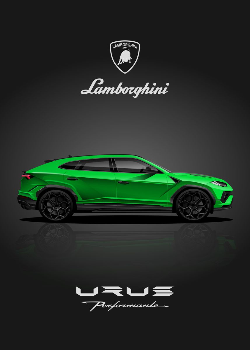 'Lamborghini Urus' Poster by Conceptual Photography | Displate