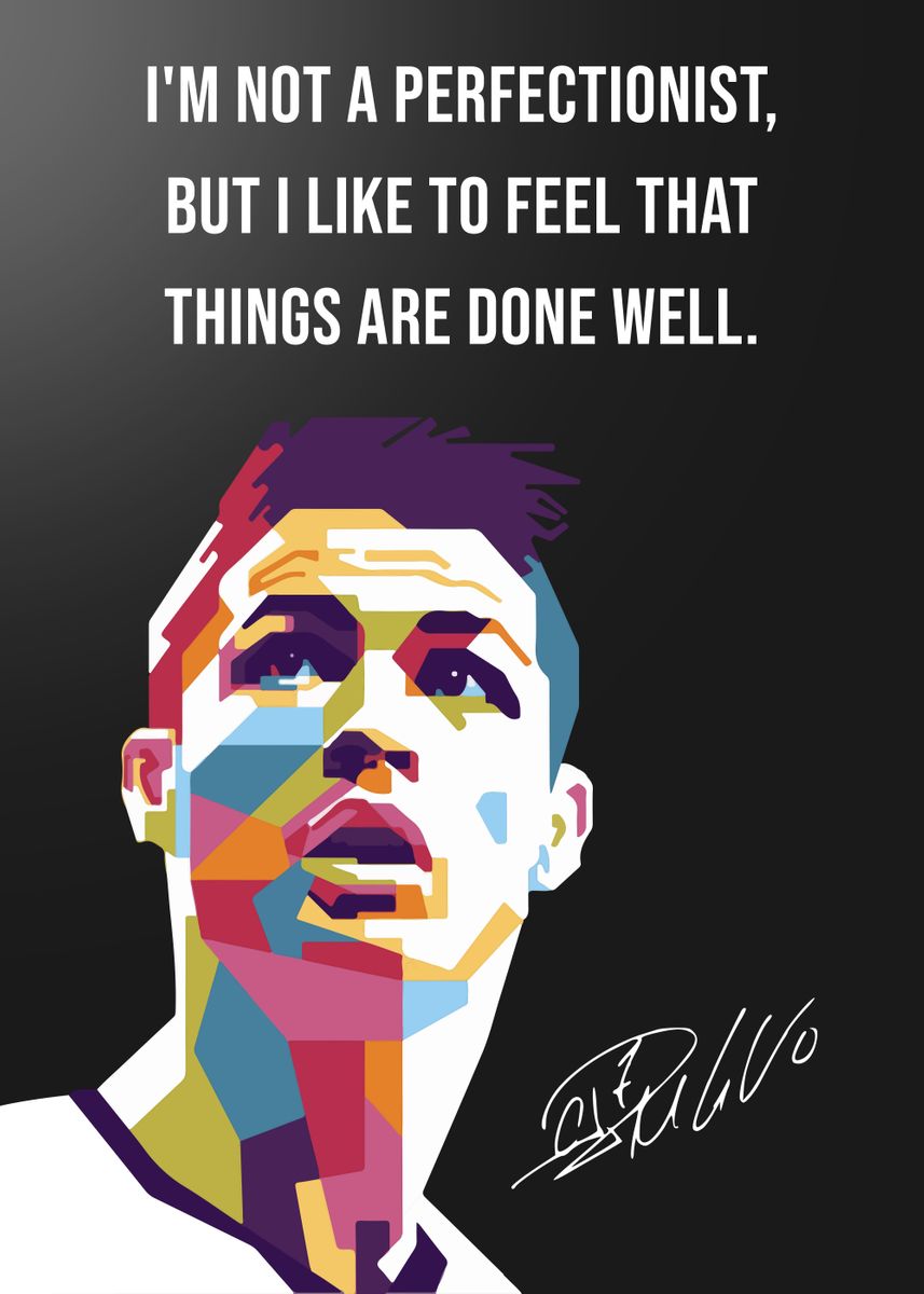 'Motivational Quotes WPAP' Poster, picture, metal print, paint by ...