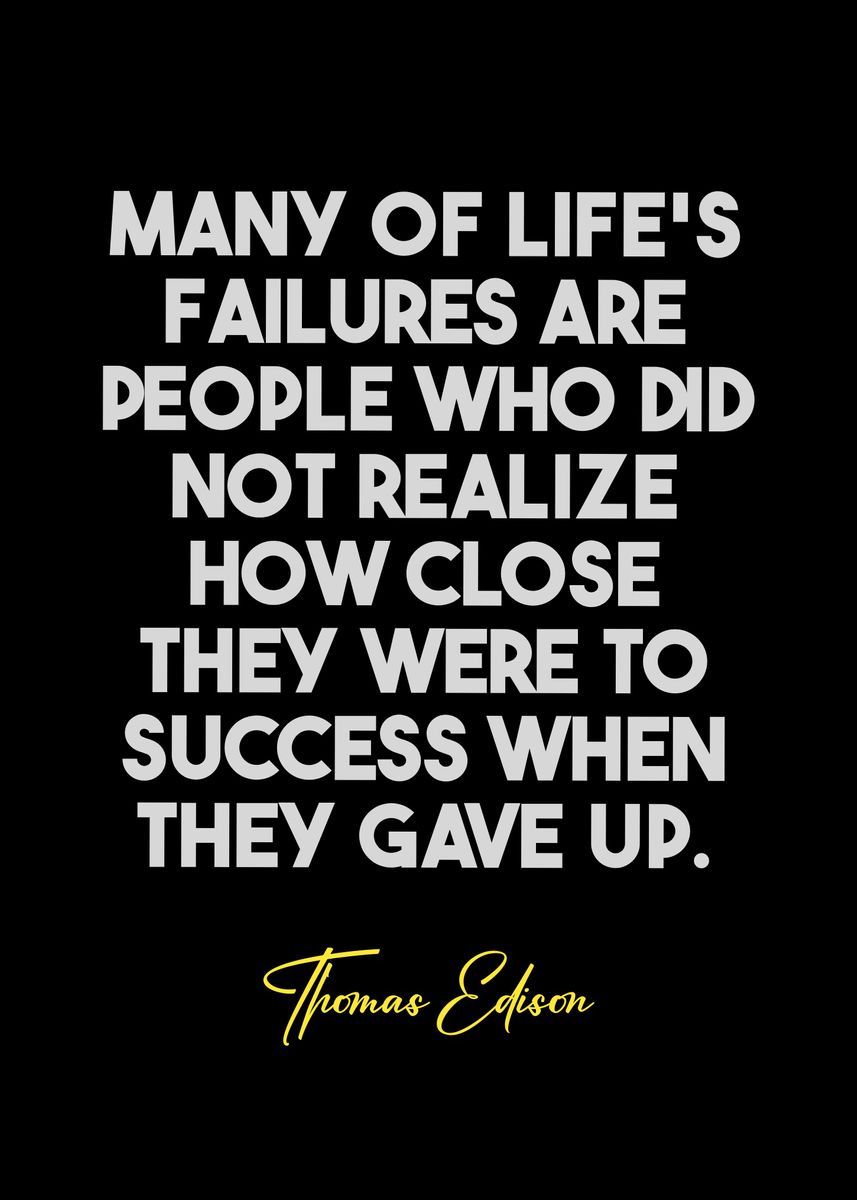 'Thomas Edison ' Poster, picture, metal print, paint by El Faqih | Displate