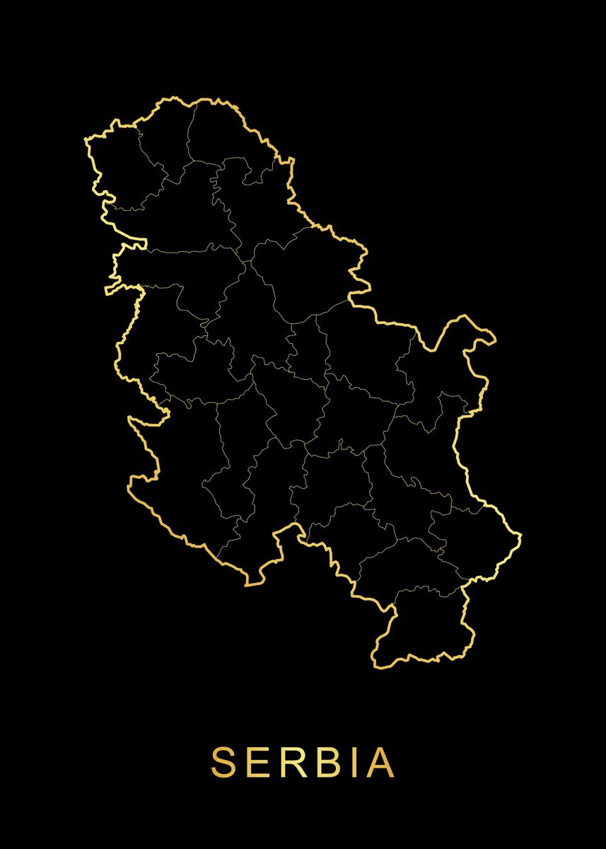 'Serbia' Poster by Deeo | Displate