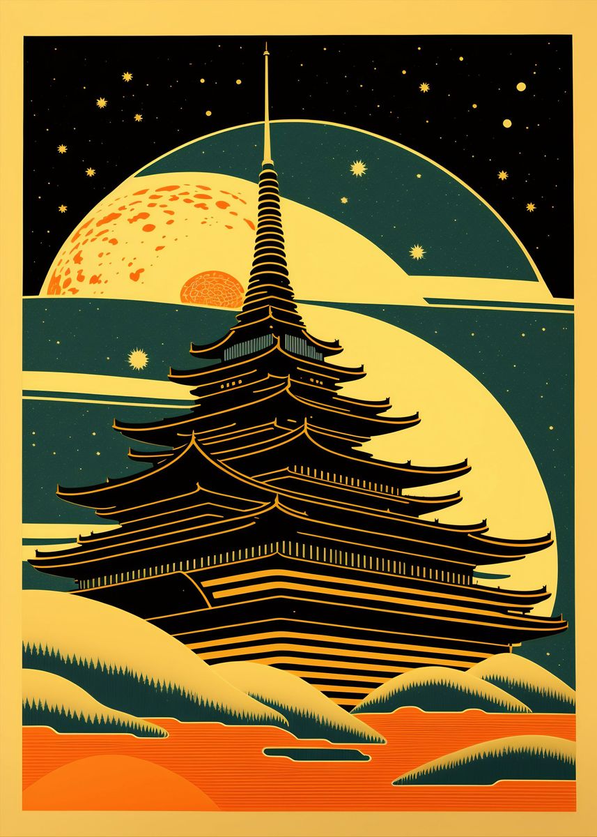 'THE OLD BUILDINGS' Poster, picture, metal print, paint by PLUOCK KOK ...