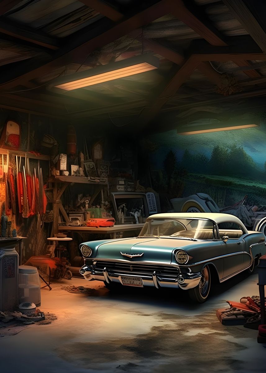 'Classic car ' Poster by LUNOME | Displate