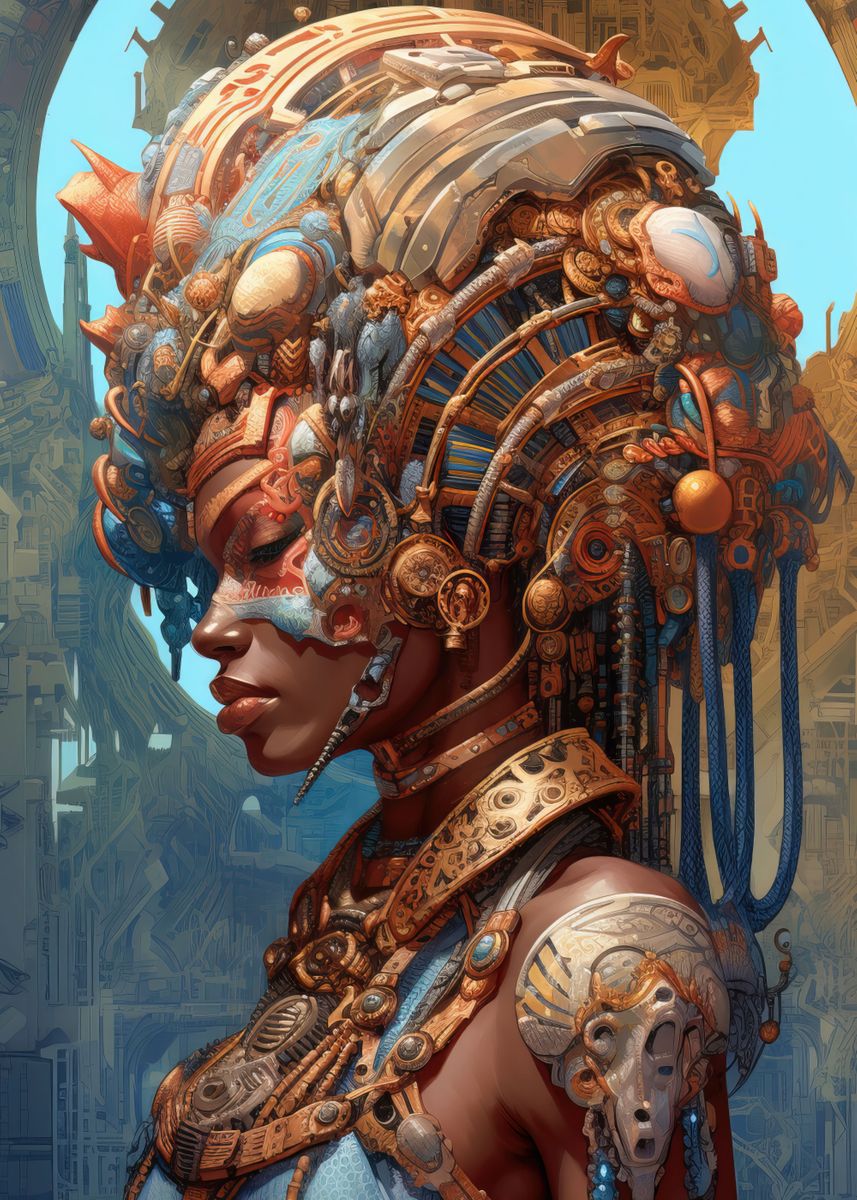 'African Queen' Poster by Ludo Enko | Displate