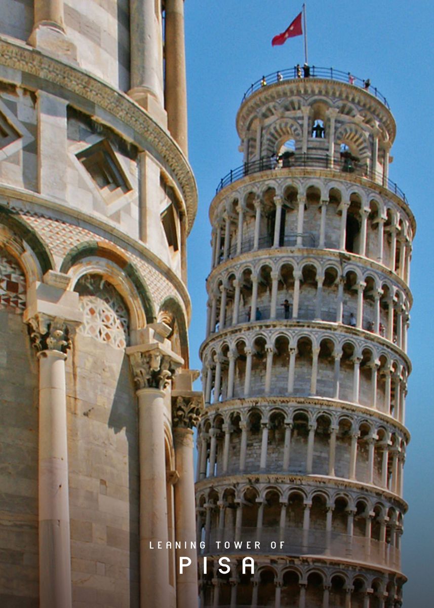 'Leaning Tower of Pisa ' Poster, picture, metal print, paint by Explore ...