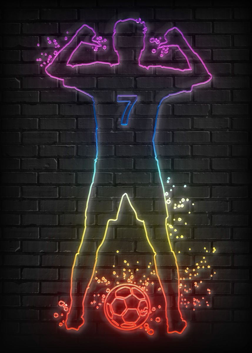 'Soccer Player' Poster by Anderson Felix | Displate