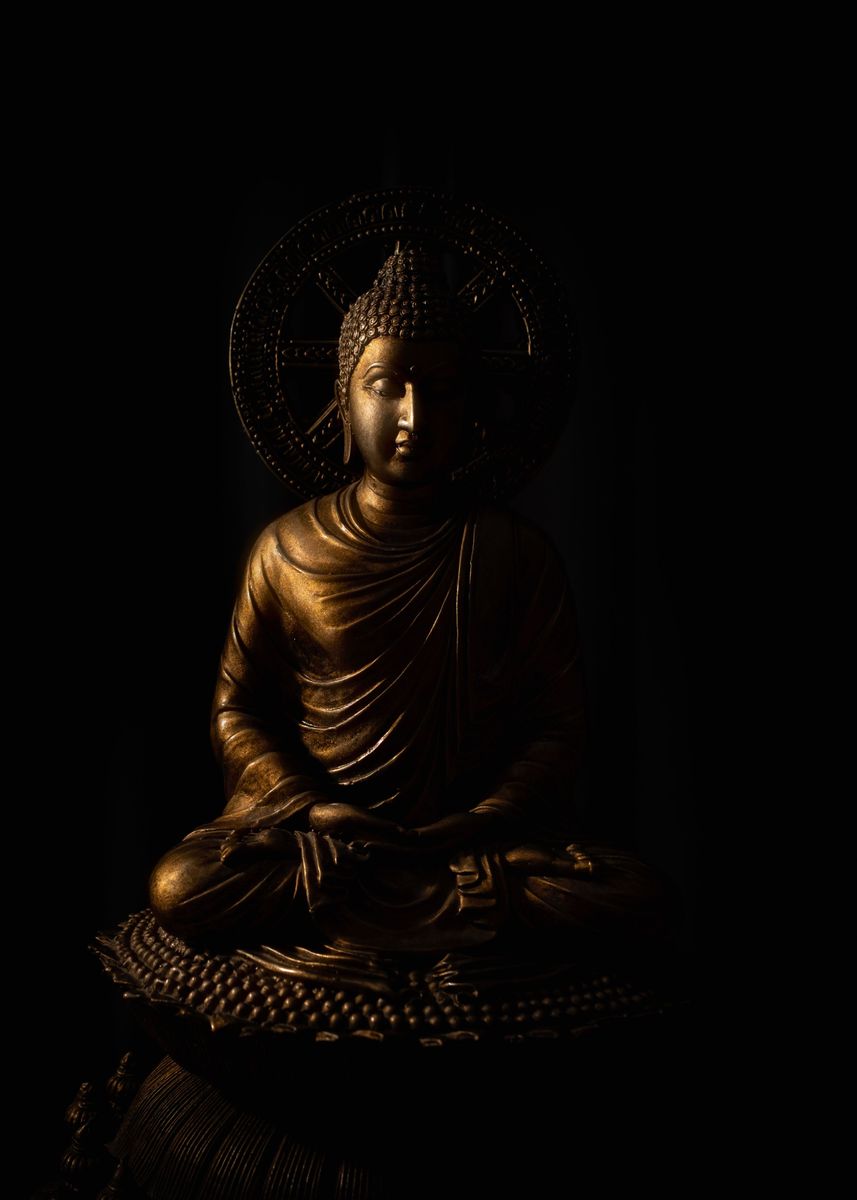 'BUDDHA MEDITATION' Poster by Design King | Displate