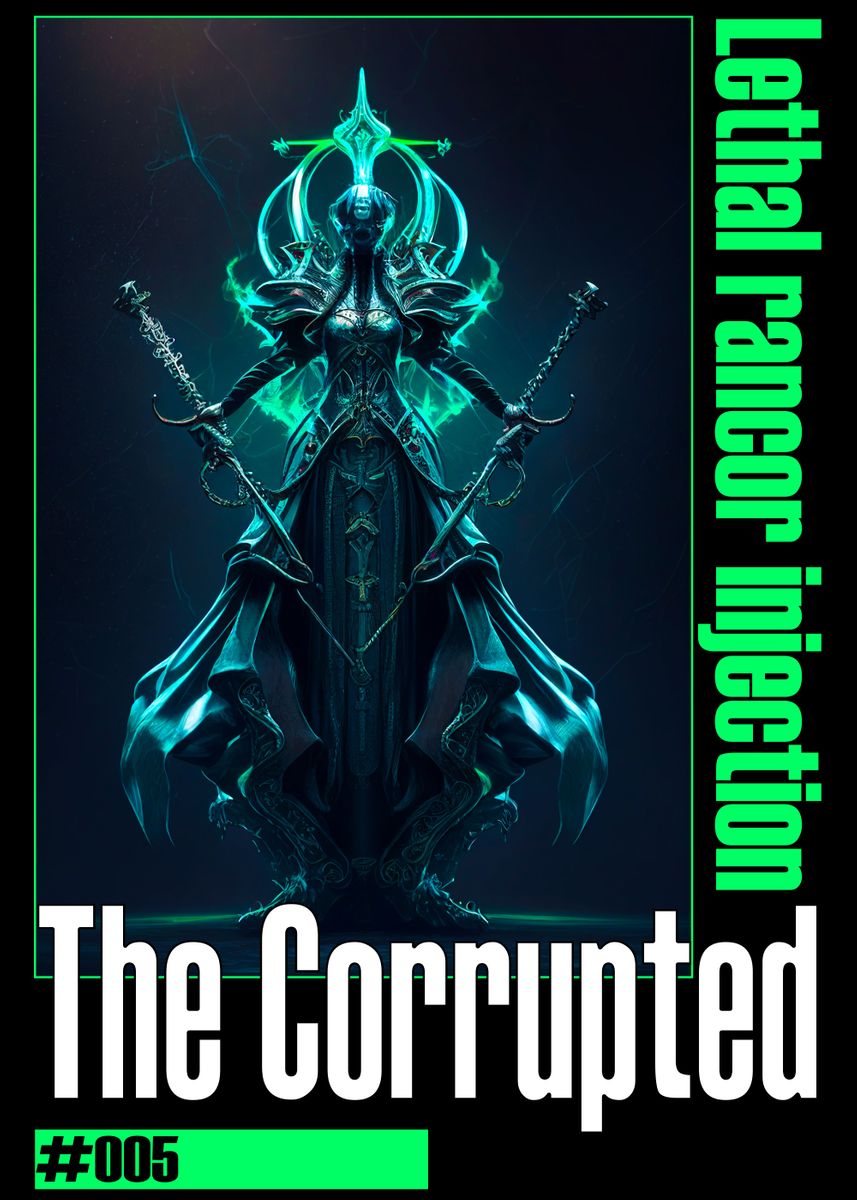 'The Corrupted 005' Poster by Sertraline Blood | Displate