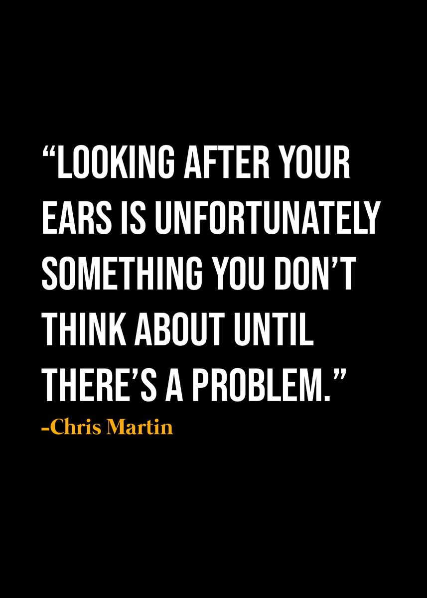 'Chris Martin Quote ' Poster, picture, metal print, paint by KAZE ...