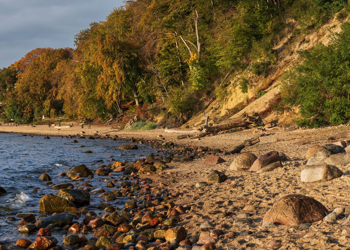 'Baltic Sea Landscape' Poster by Socratubik | Displate